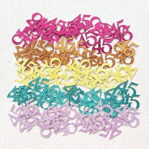 Number 5 Cupcake Topper Glitter Number 5 Birthday Topper - Etsy