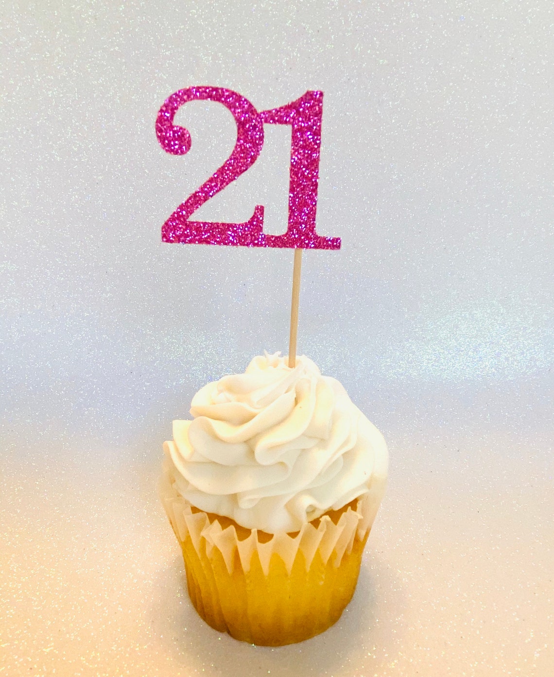 Number 21 Cupcake Topper Number Twenty-One Pick 21 Food | Etsy