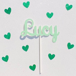 NAME CAKE Topper Custom, Personalized Name Cake Topper, Personalized ...