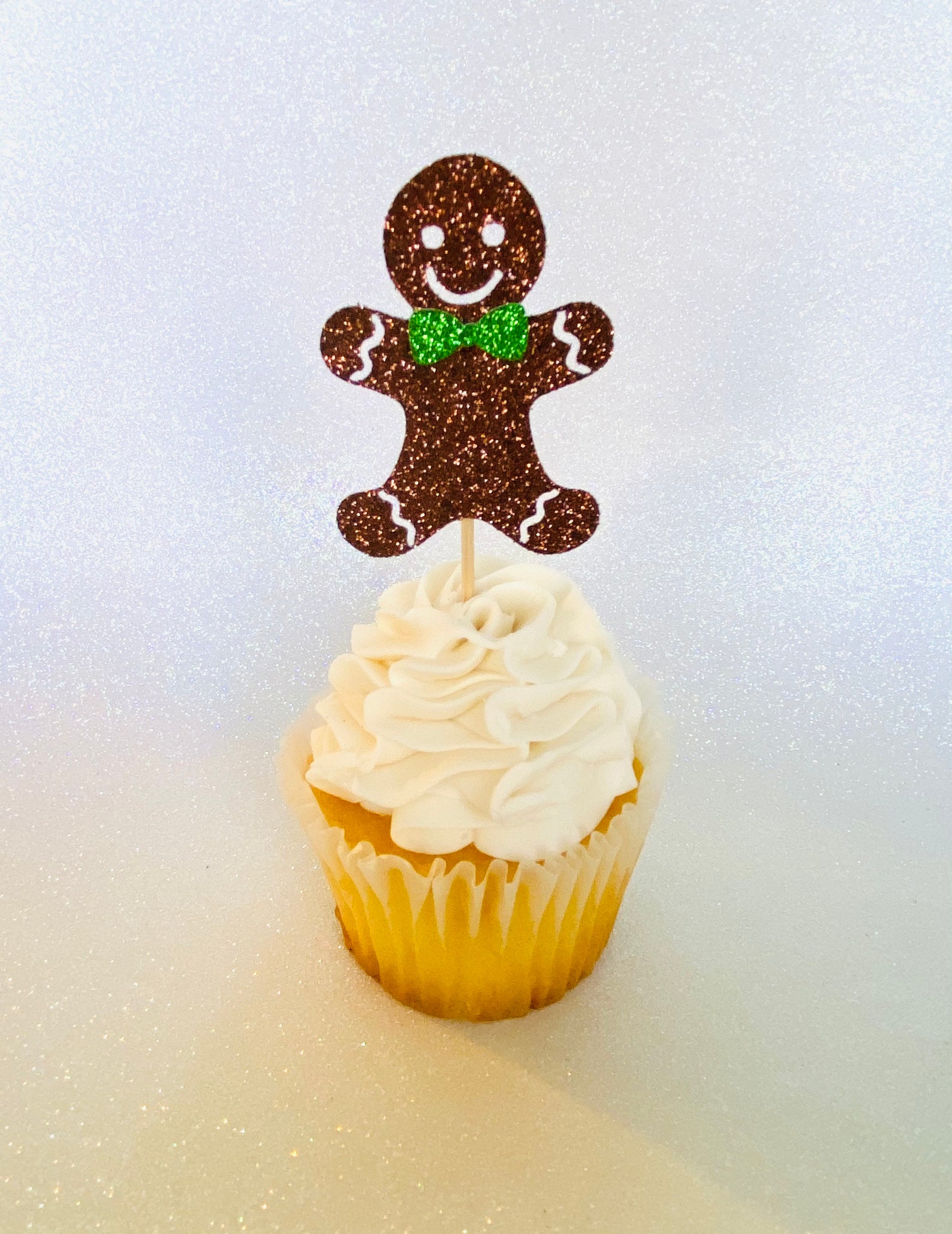 Gingerbread Man Gender Reveal Cupcake Topper Gingerbread Man | Etsy