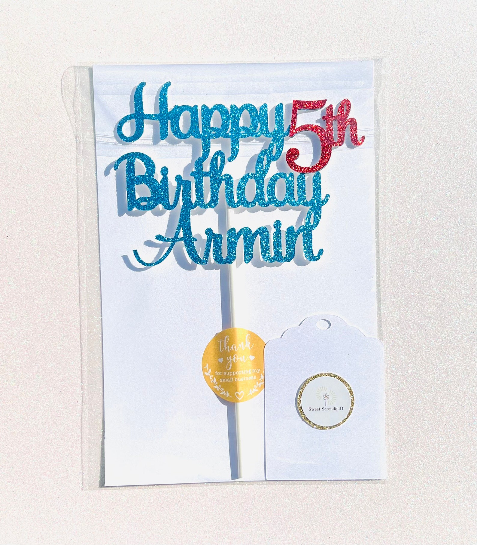 Happy Birthday ANY NAME Cake Topper Personalized Name - Etsy