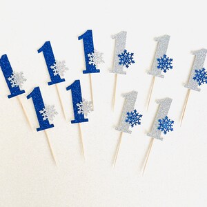 Number 1 Birthday Cupcake Toppers Number One Toppers 1st - Etsy