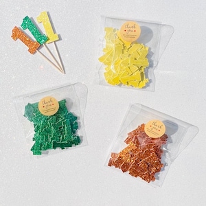 Number 1 Birthday Cupcake Toppers, Number One Toppers, 1st Birthday ...