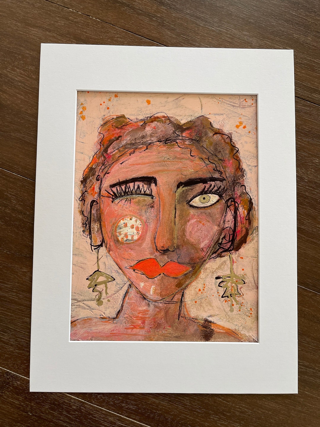 Intriguing Face Painting, Dr. Wren, Thoracic Surgeon, Matted Acrylic ...