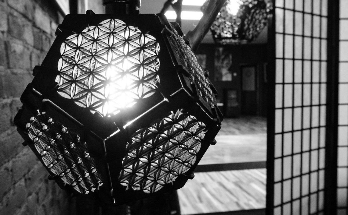 Sacred Geometry Lamp Geometric Pendant Lamp Dodecahedron | Etsy