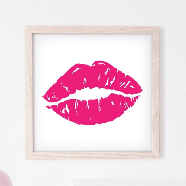 Lips Poster - Etsy