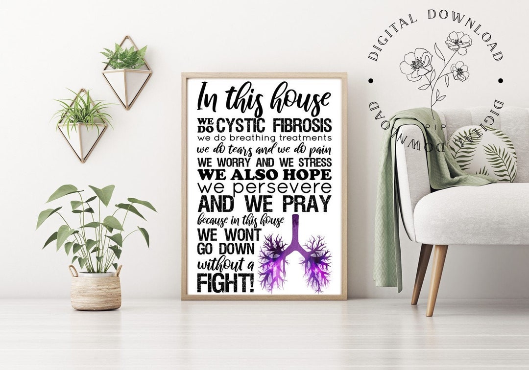 We Do Cystic Fibrosis Instant Download, CF Gift, Inspirational Chronic ...