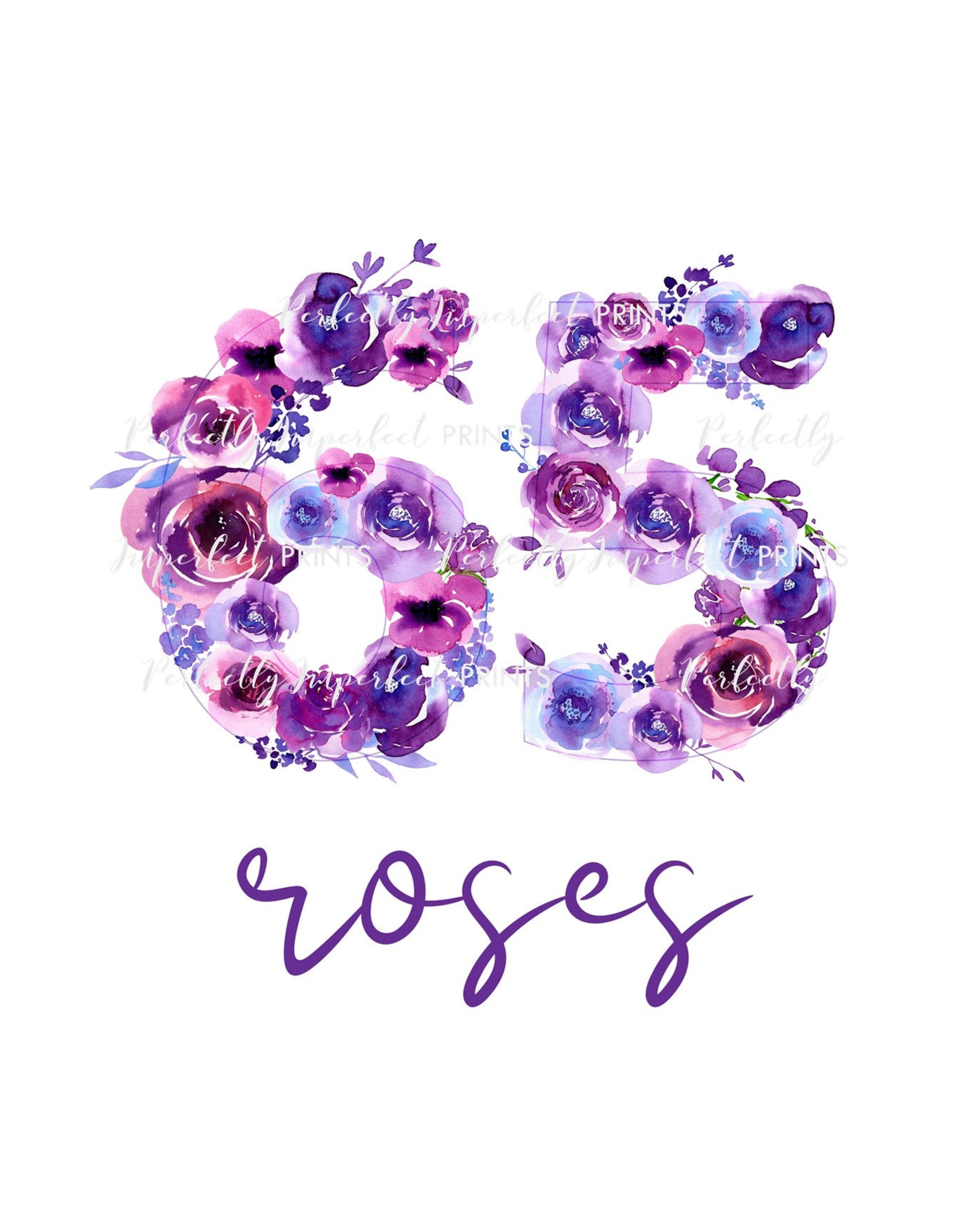 65 Roses Digital Download Sixty Five Roses Cystic Fibrosis - Etsy