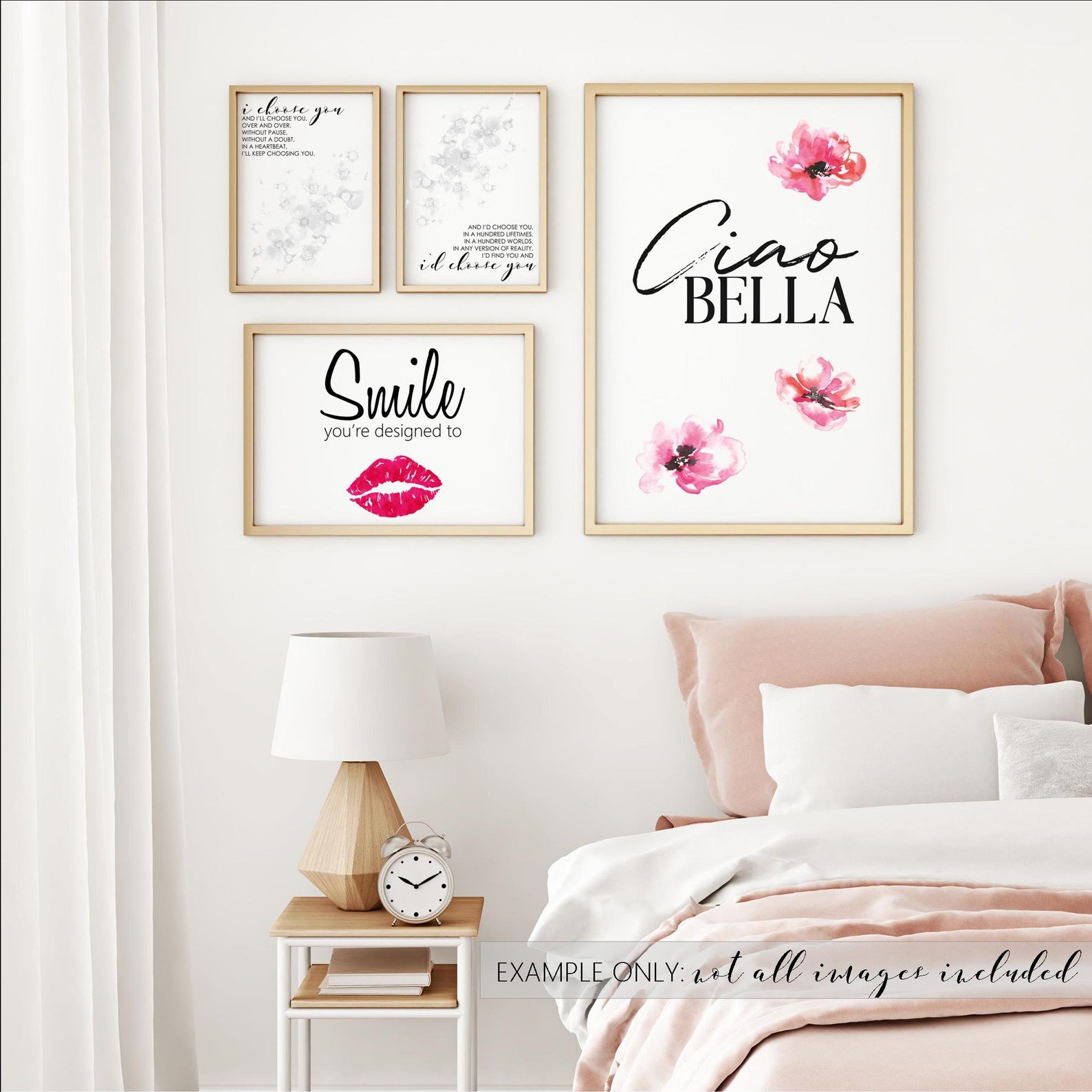 Ciao Bella Print Hello Beautiful Print Italian Saying Gift | Etsy