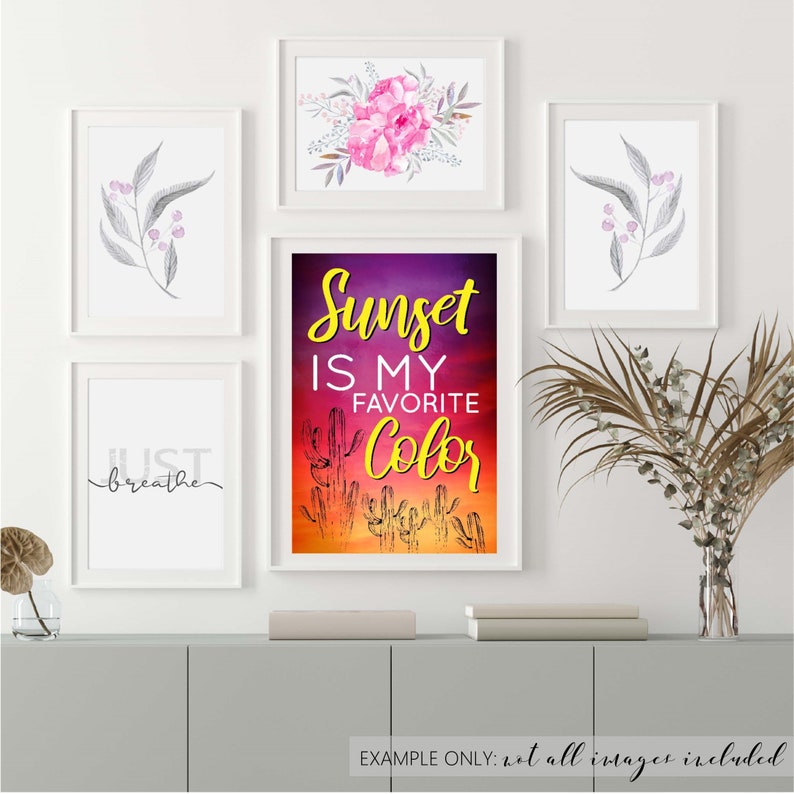 Sunset is My Favorite Color Instant Download Desert House - Etsy