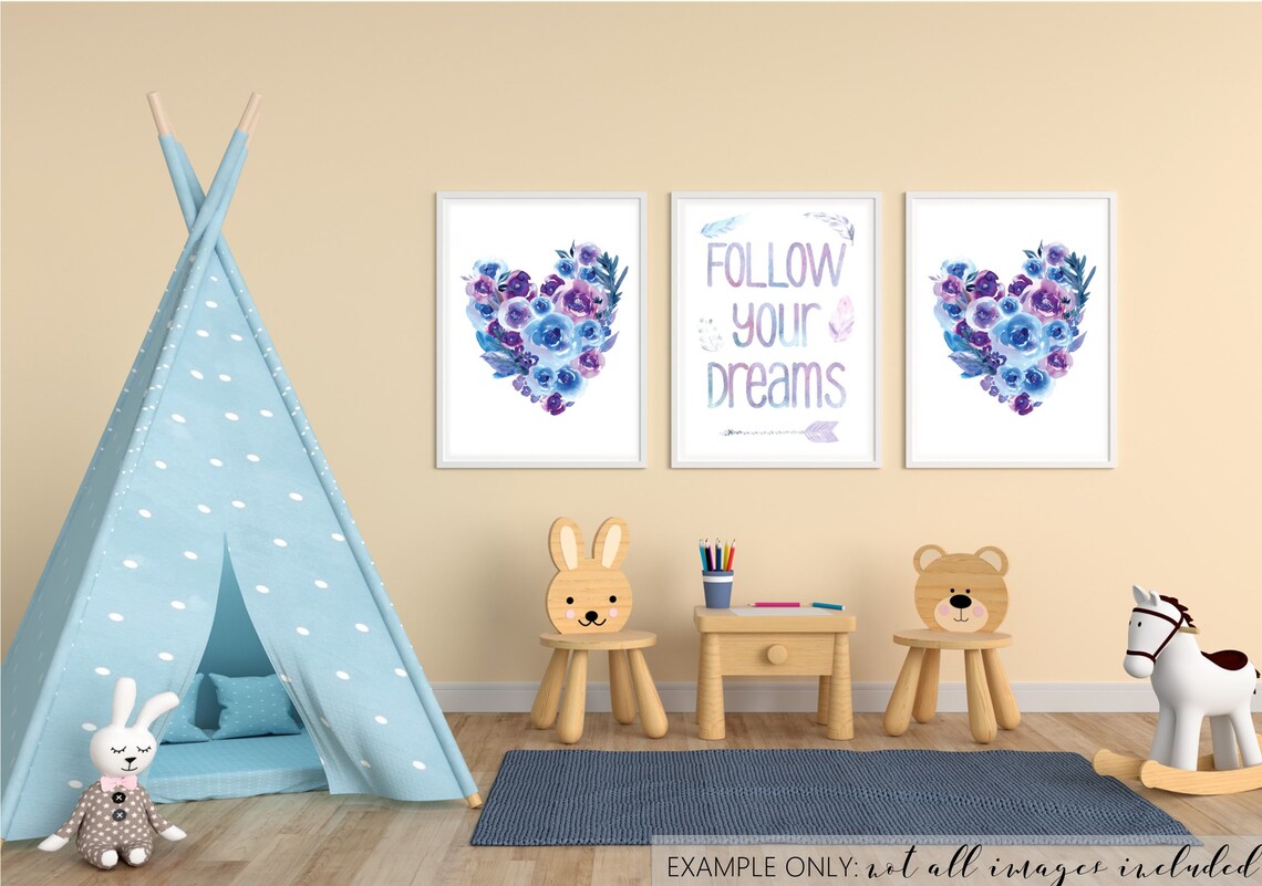 Follow Your Dreams Printable Quote Poster Housewarming Gift - Etsy
