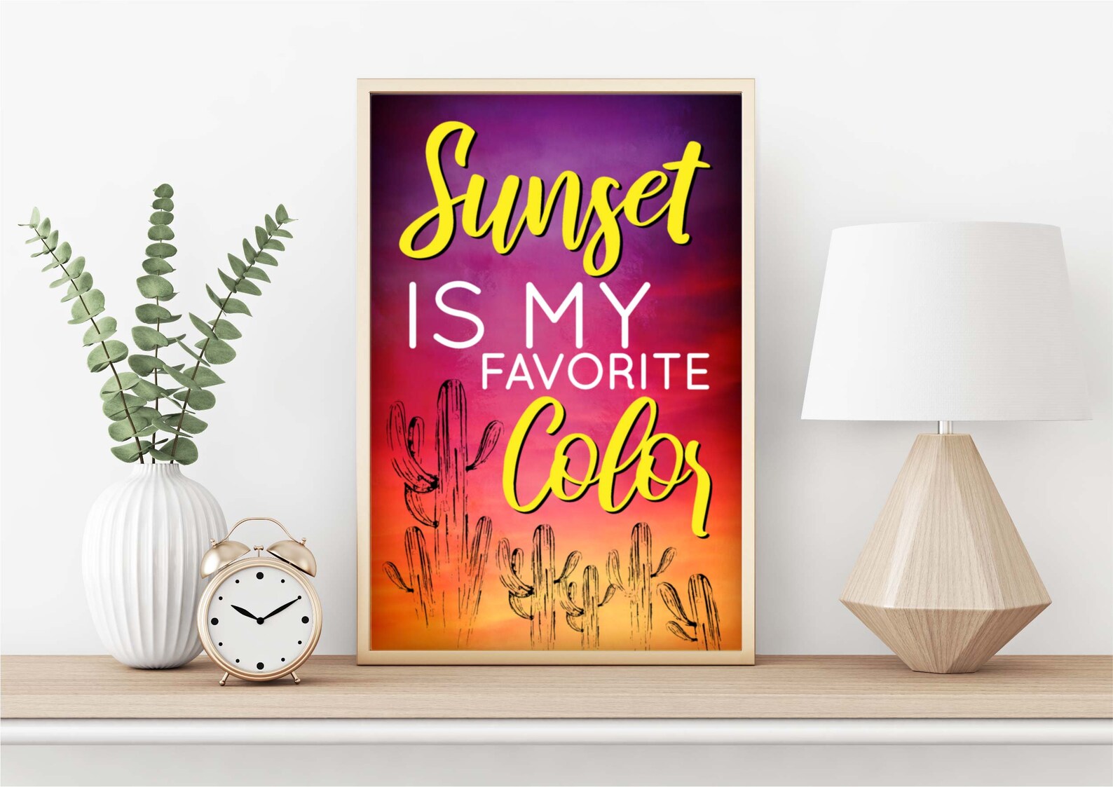Sunset is My Favorite Color Instant Download Desert House - Etsy