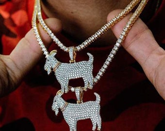 Goat Gold Pendant - Etsy