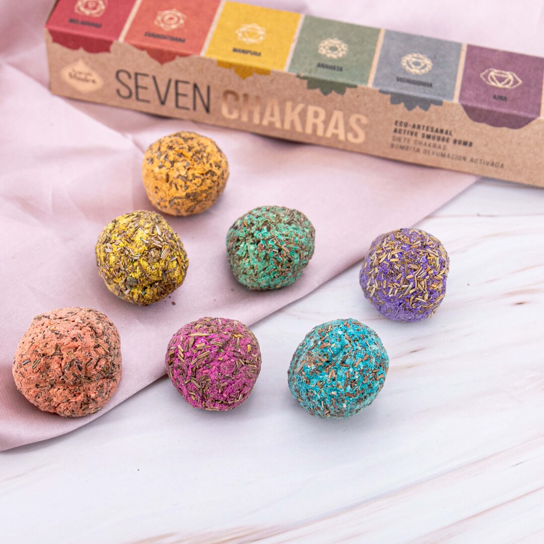Sagrada Madre Seven Chakras Incense Bombs Smudgebombs - Etsy