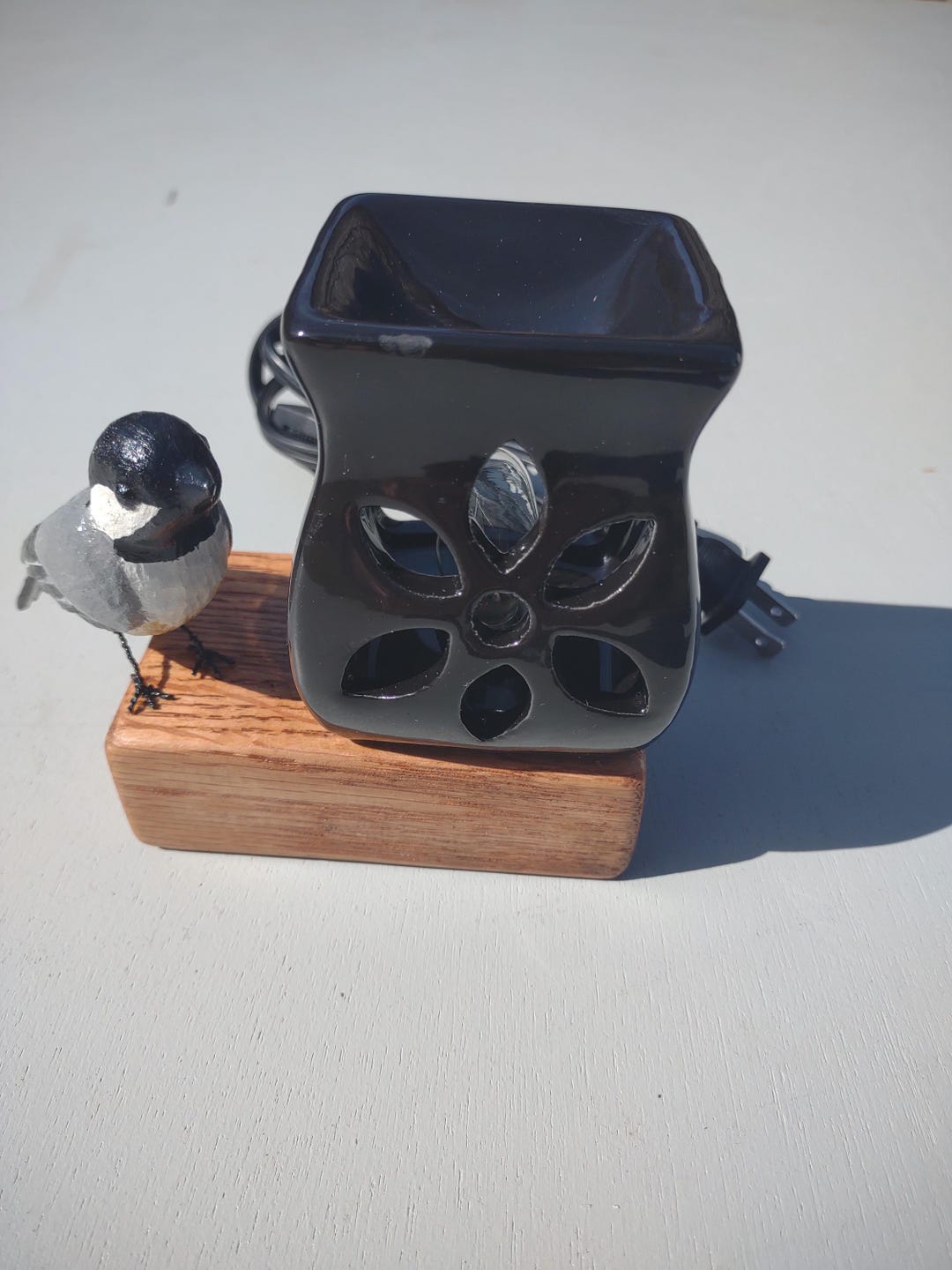Hand-carved Chickadee Bird Lamp/night Light| Unique Wedding Gift ...