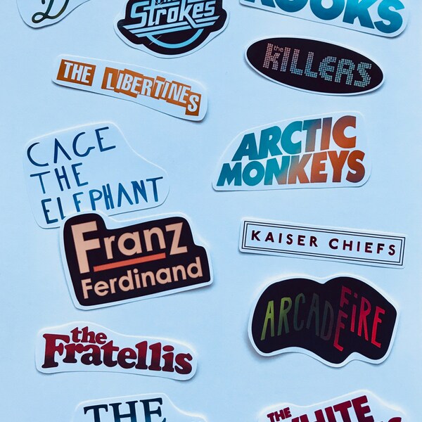 Rock Band Stickers - Etsy