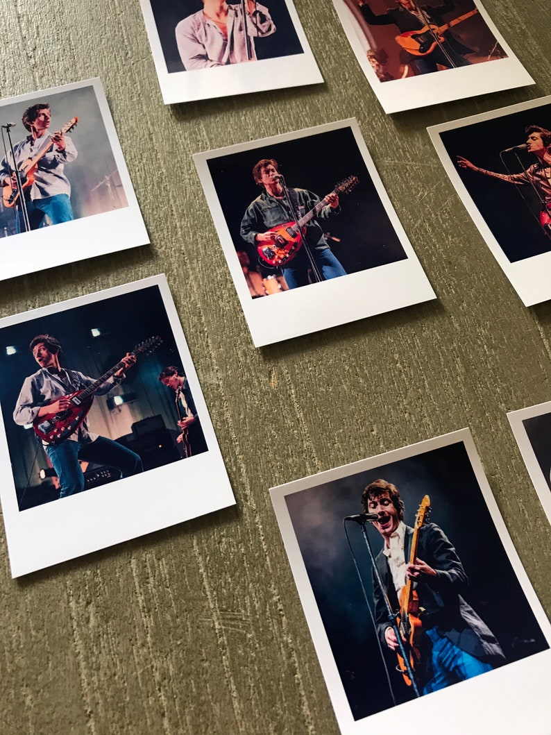 New Alex Turner Polaroids Pack 8 Polaroids Arctic Monkeys - Etsy