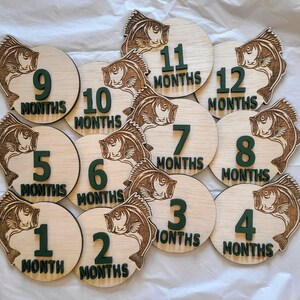 Fish Monthly Milestones - Etsy
