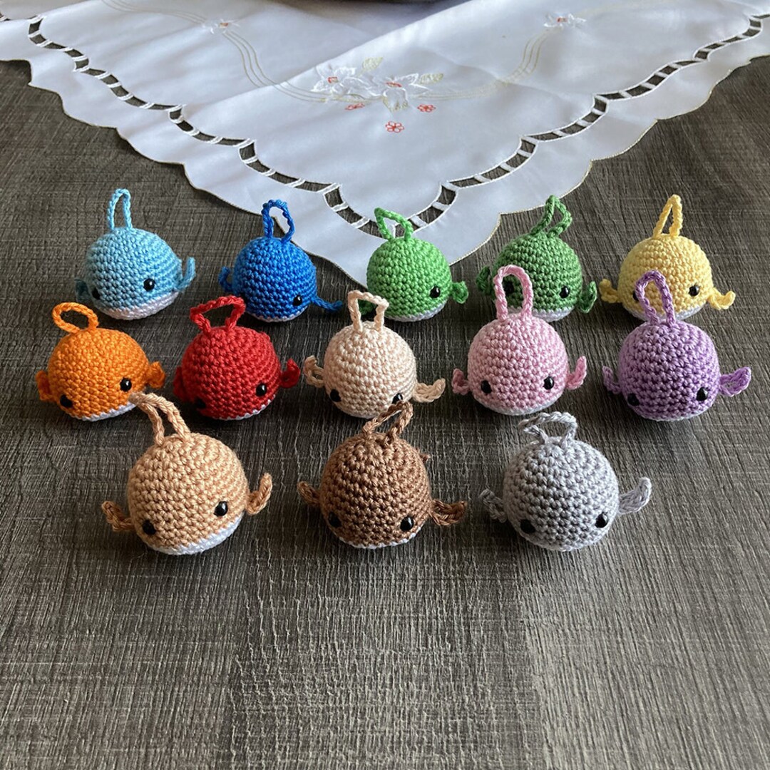 Crochet Amigurumi Whale Key Ring - Etsy