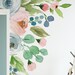 DANY Corners Wall Flowers Bouquet Pastel Colors Decal Girl Nursery ...