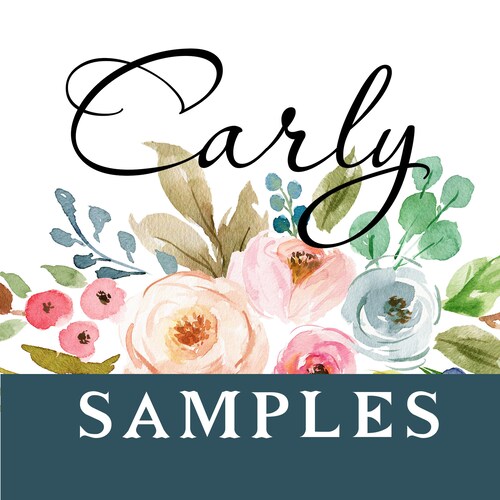 SAMPLES DANY Wall Flowers Pastel Colors Corners Border Frame - Etsy