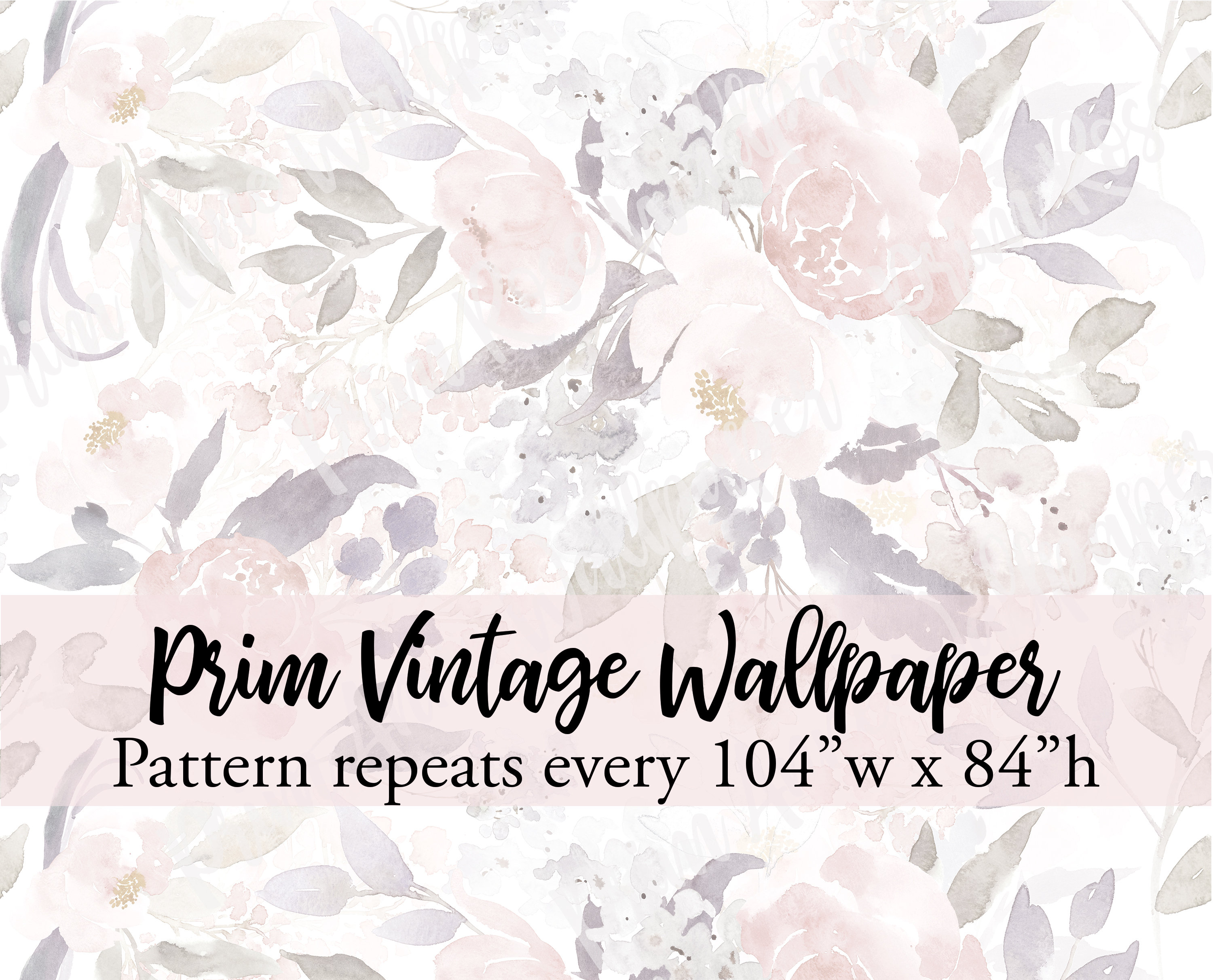 SAMPLES PRIM Wallpaper Self-adhesive Wall Paper Watercolor - Etsy Canada
