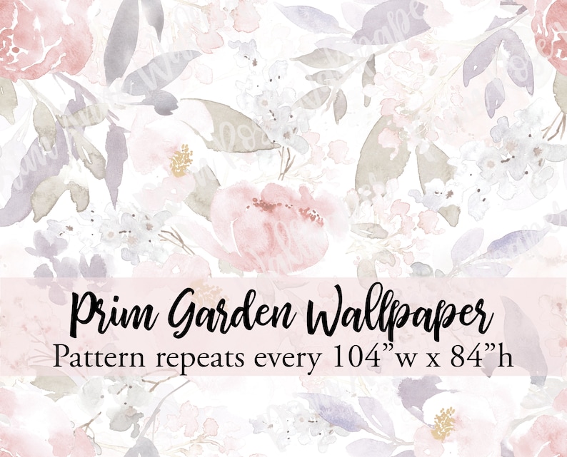 SAMPLES PRIM Wallpaper Self-adhesive Wall Paper Watercolor - Etsy