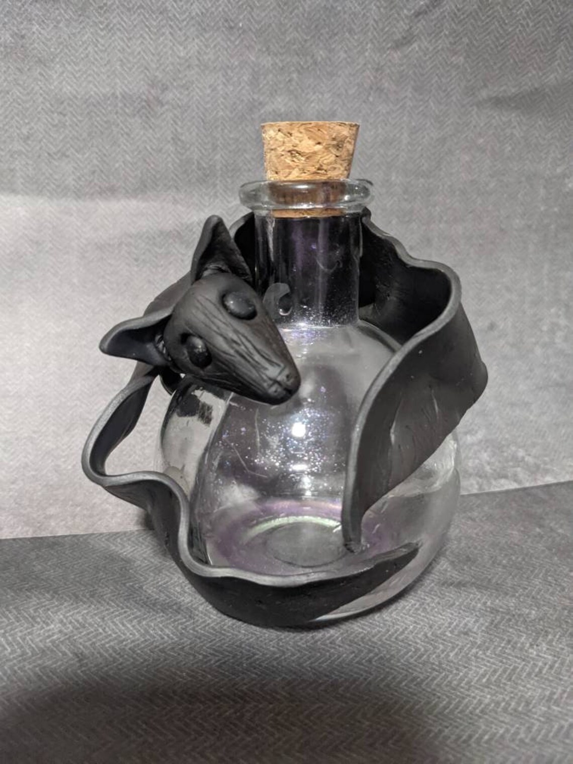 Custom Made Figure on Glass Potion Bottles Halloween | Etsy