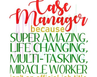 Case Manager Shirt | Etsy