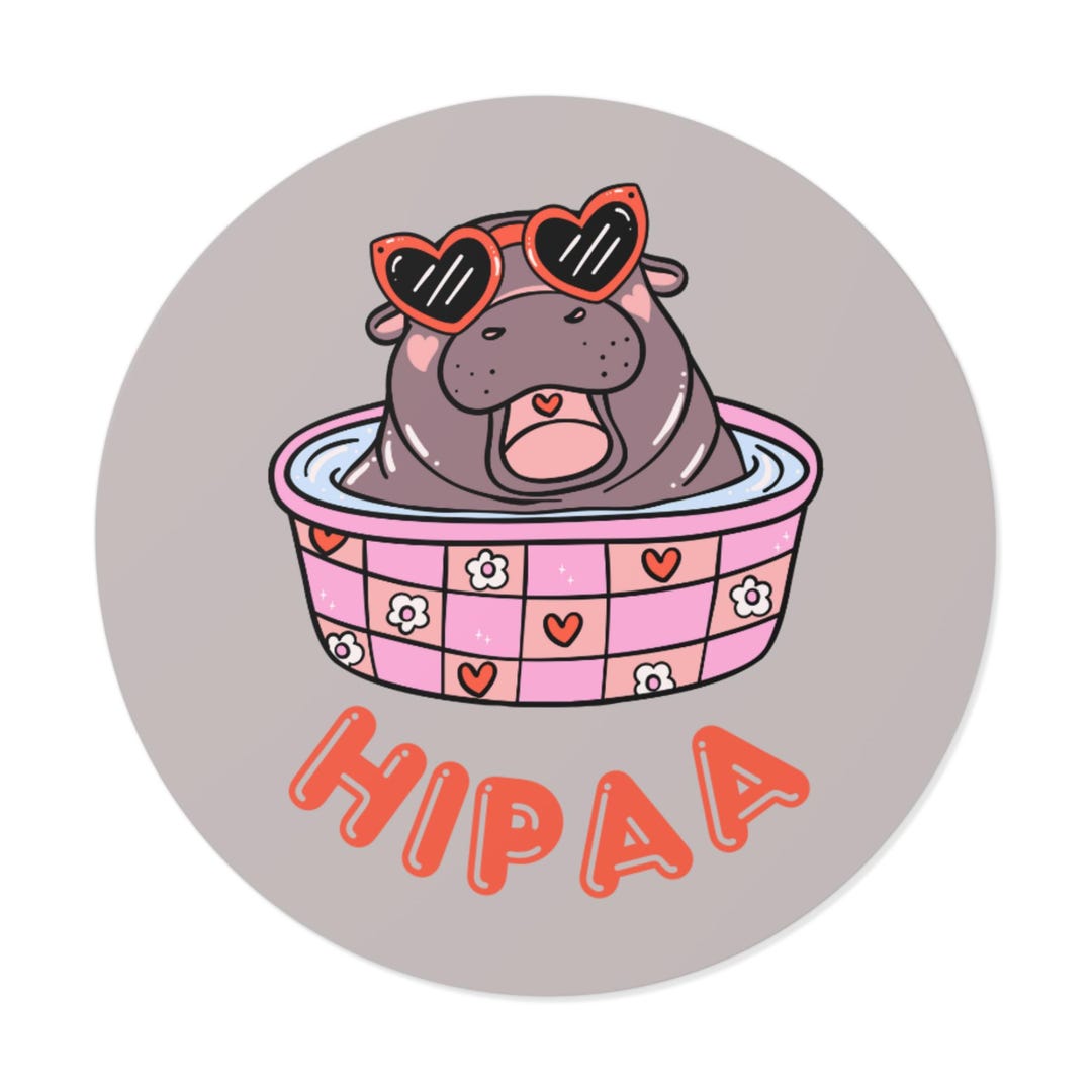 HIPAA Sticker, Medical Student Cute Sticker, Laptop Sticker, Water ...