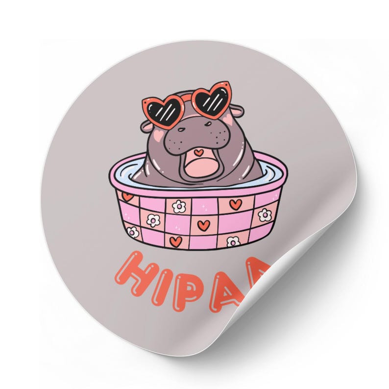 HIPAA Sticker, Medical Student Cute Sticker, Laptop Sticker, Water ...