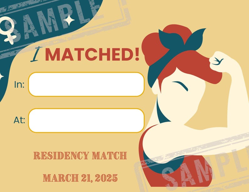 Match Day Residency 2025 Sign, Medical Doctor Graduation Sign, MD, DO ...