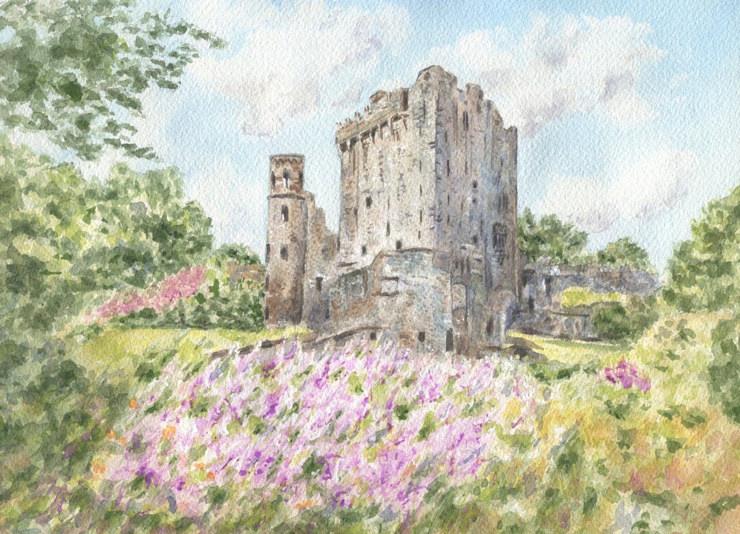 Blarney Castle, Blarney Ireland Landscape Painting, Irish Art, Ireland ...