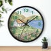 Irish Cottage Wall Clock Ireland Landscape Painting Irish Watercolor ...