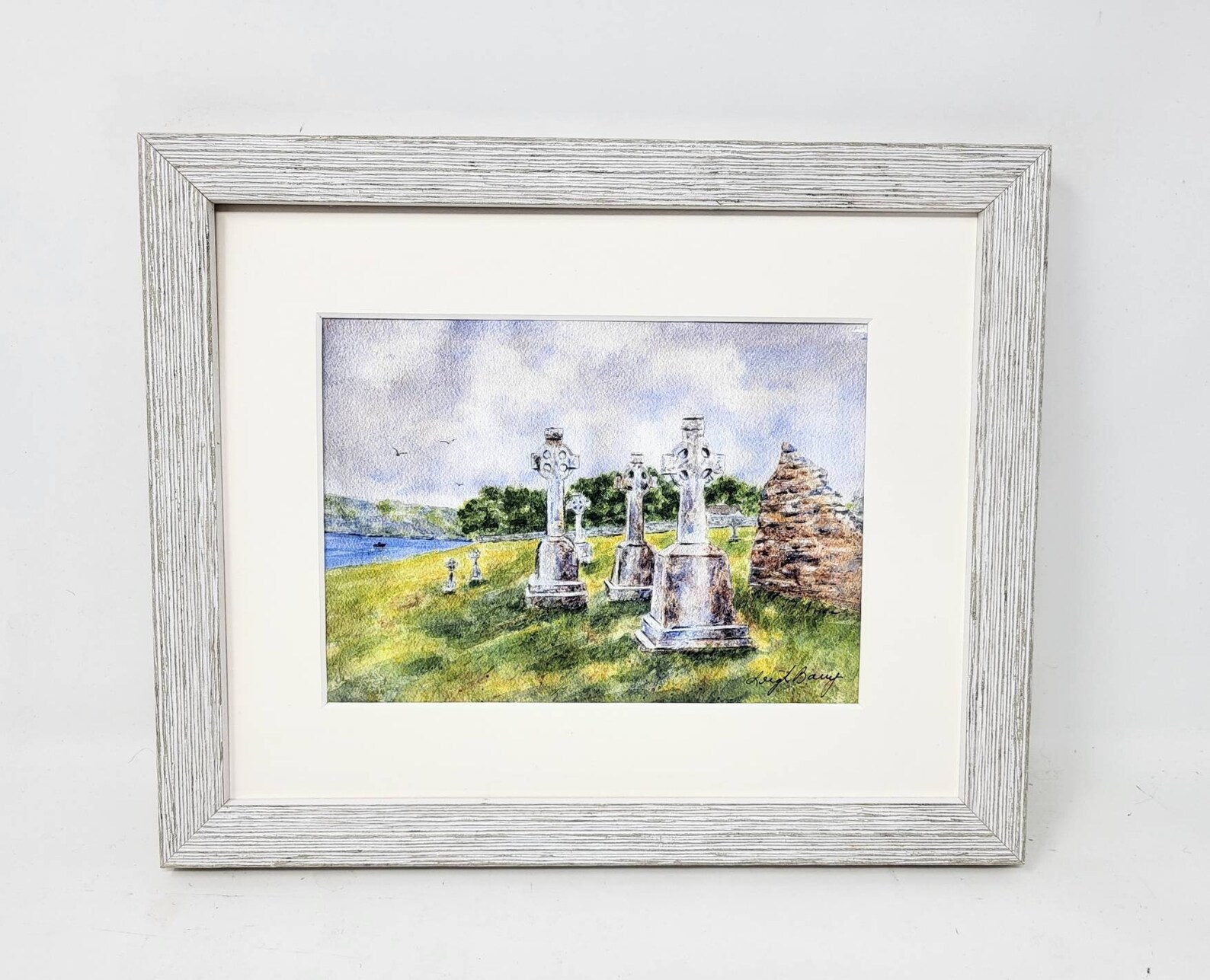 Clonmacnoise Celtic Crosses, Irish Cross, Watercolor Print or Original ...