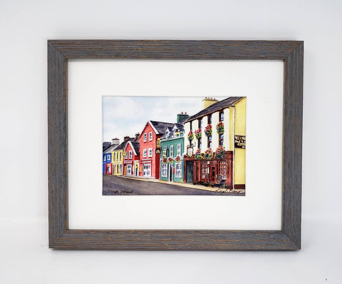 Dingle Ireland Painting Print, Dingle Print, Ireland Painting, Ireland ...