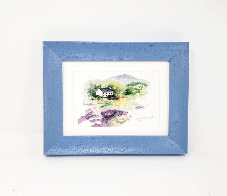 Mini Framed Irish Cottage Printcounty Kerry Small | Etsy