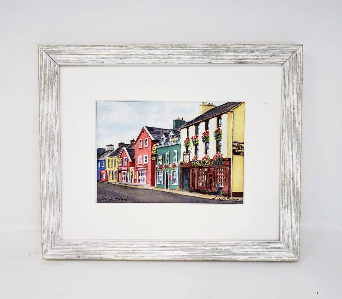 Dingle Ireland Painting Print, Dingle Print, Ireland Painting, Ireland ...