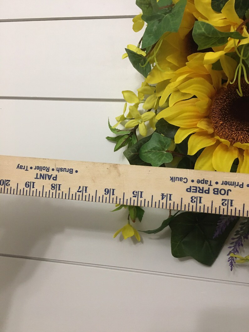 Sunflower Swag Front Door Swag Wreath With Sunflowers - Etsy