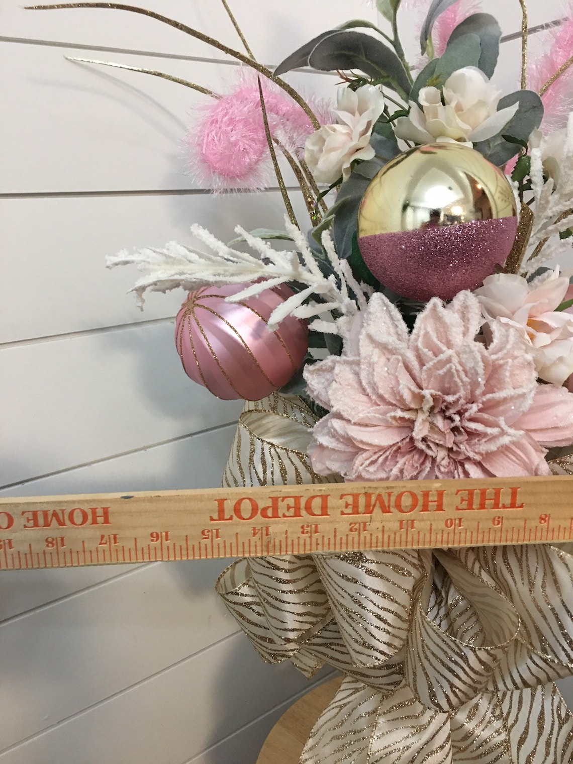 Christmas Tree Topper Pink and Gold Tree Topper Tree Topper - Etsy