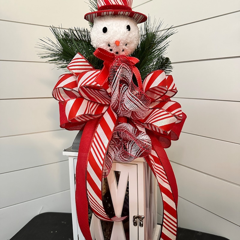 Snowman Tree Topper - Etsy