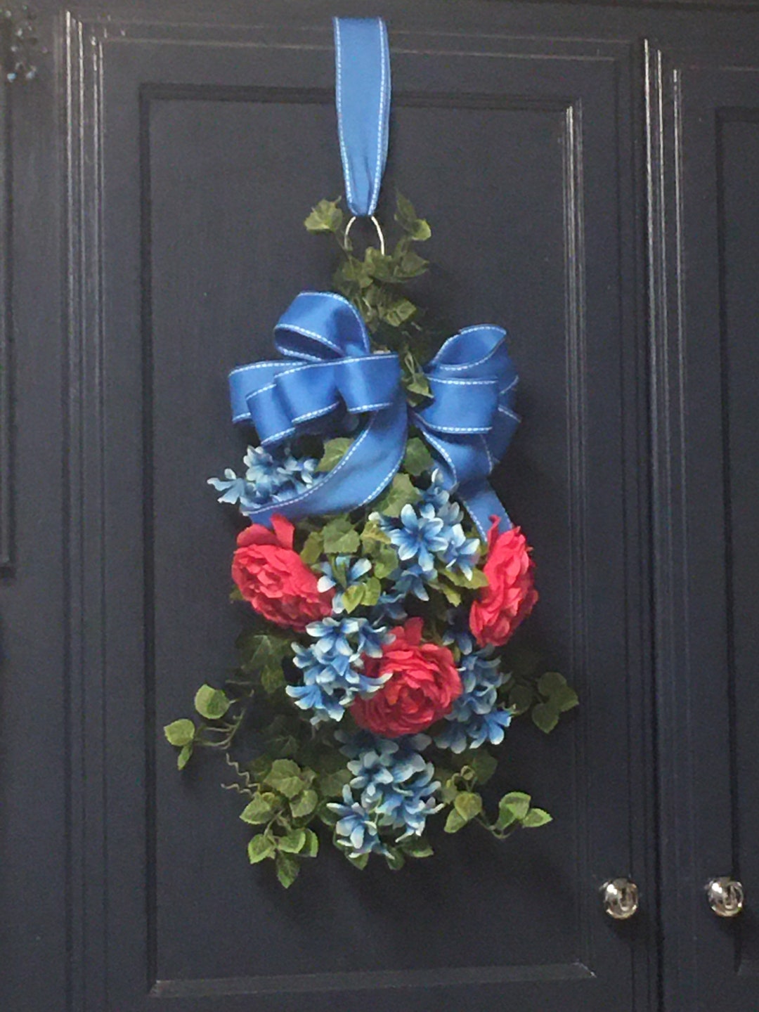 Mini Swag, Small Swag for Walls, Cabinet Decor, Wall Hanging, Home ...