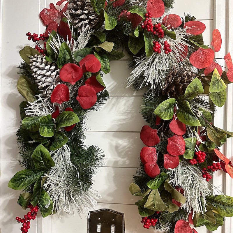 Christmas Door Garland - Etsy