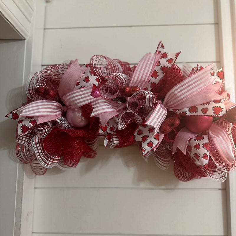 Valentine Mantle Swag - Etsy