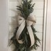 Eucalyptus Greenery Swag Farmhouse Front Door Greenery - Etsy