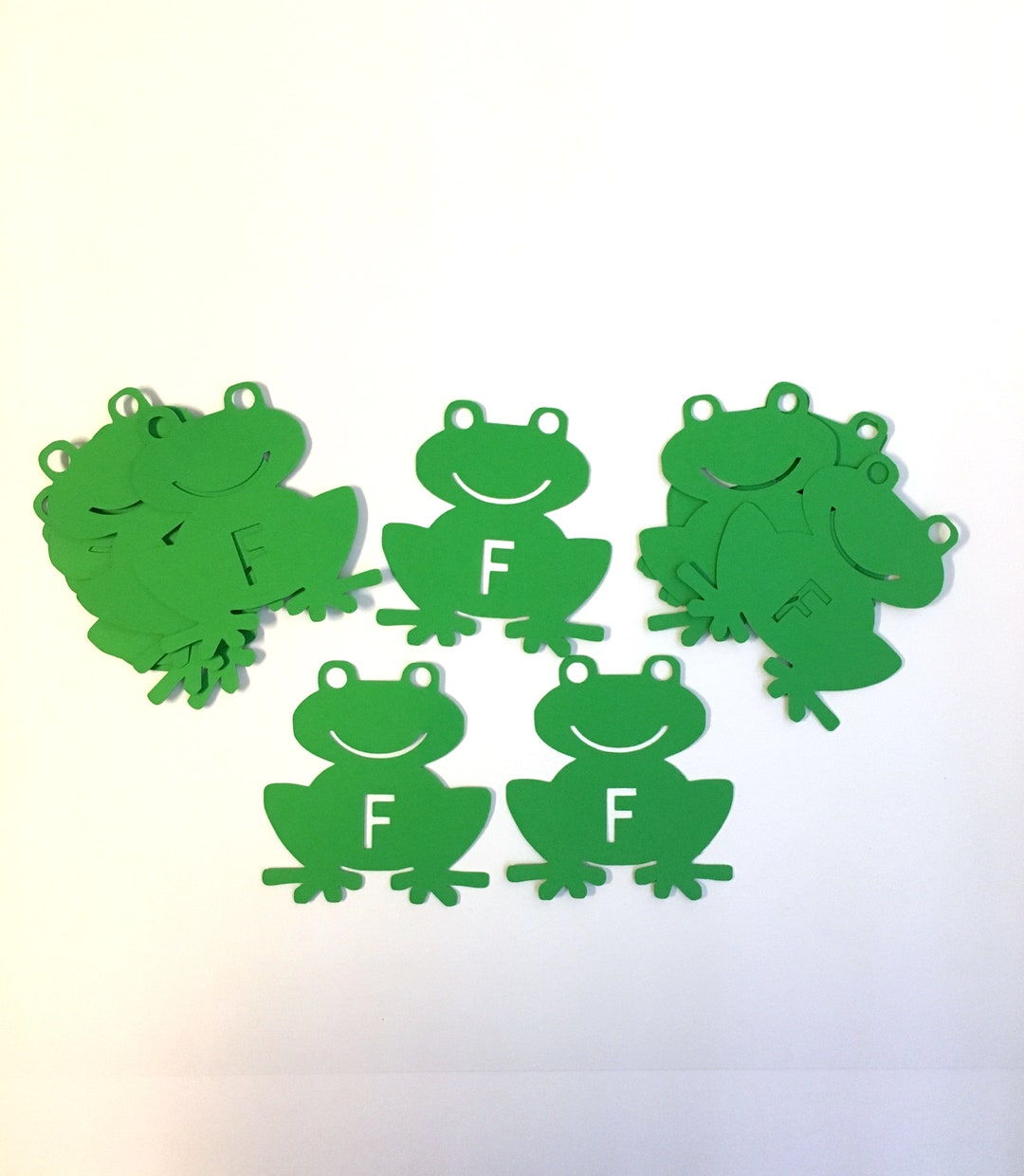 Frog Cut Outs, Preschool Supplies, Letter F, Learn the Alphabet, Frog ...
