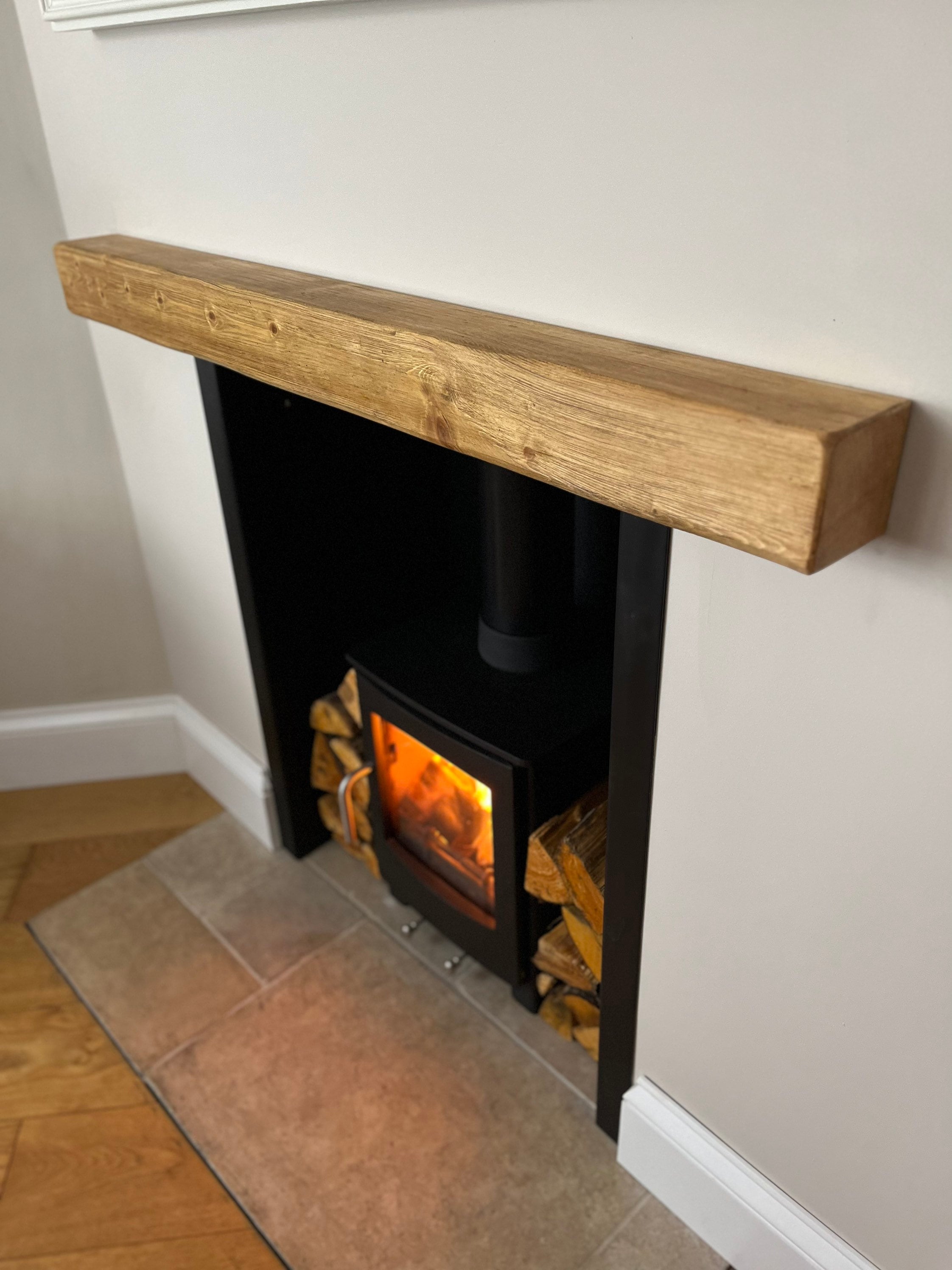 Floating Fireplace Beam / Beam / Rustic Beam / Mantle Shelf - Etsy UK