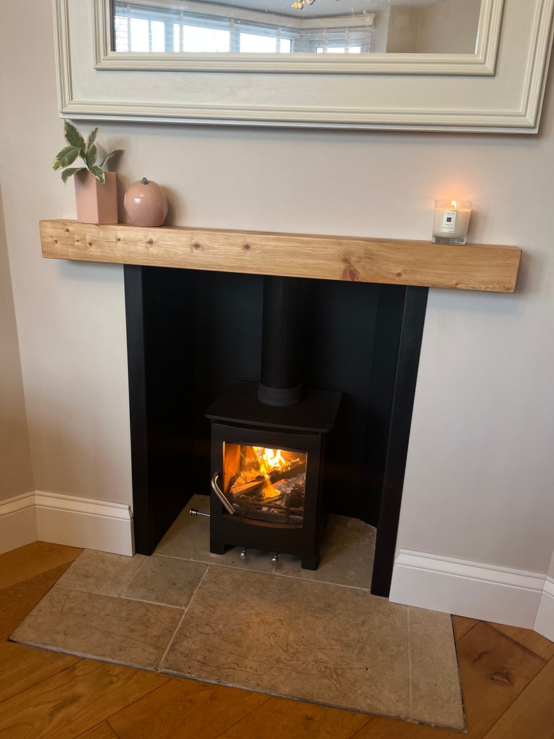 Floating Fireplace Beam / Beam / Rustic Beam / Mantle Shelf - Etsy UK