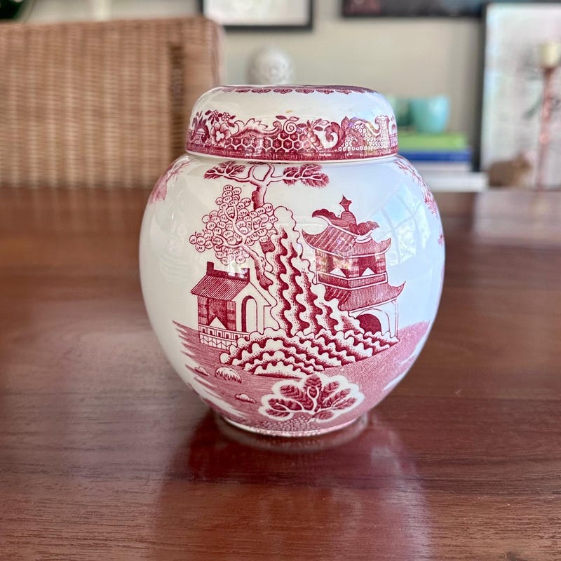 Masons England Ginger Jar - Etsy
