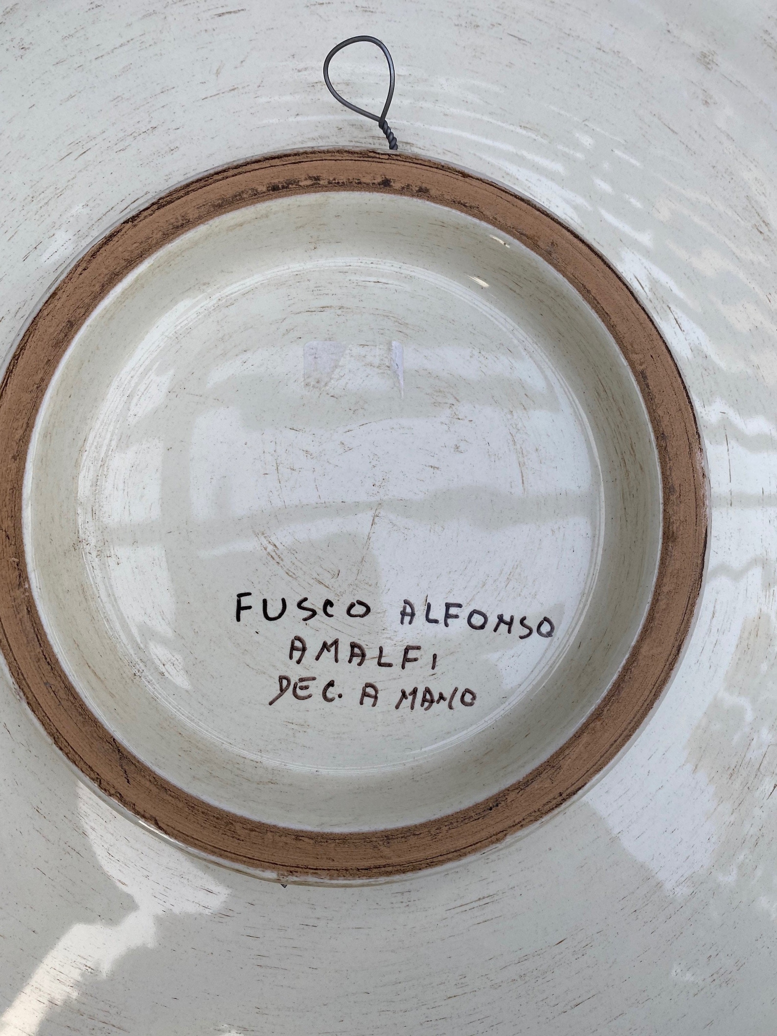 Alfonso Fusco Amalfi Italian Ceramic Large Platter Hand | Etsy